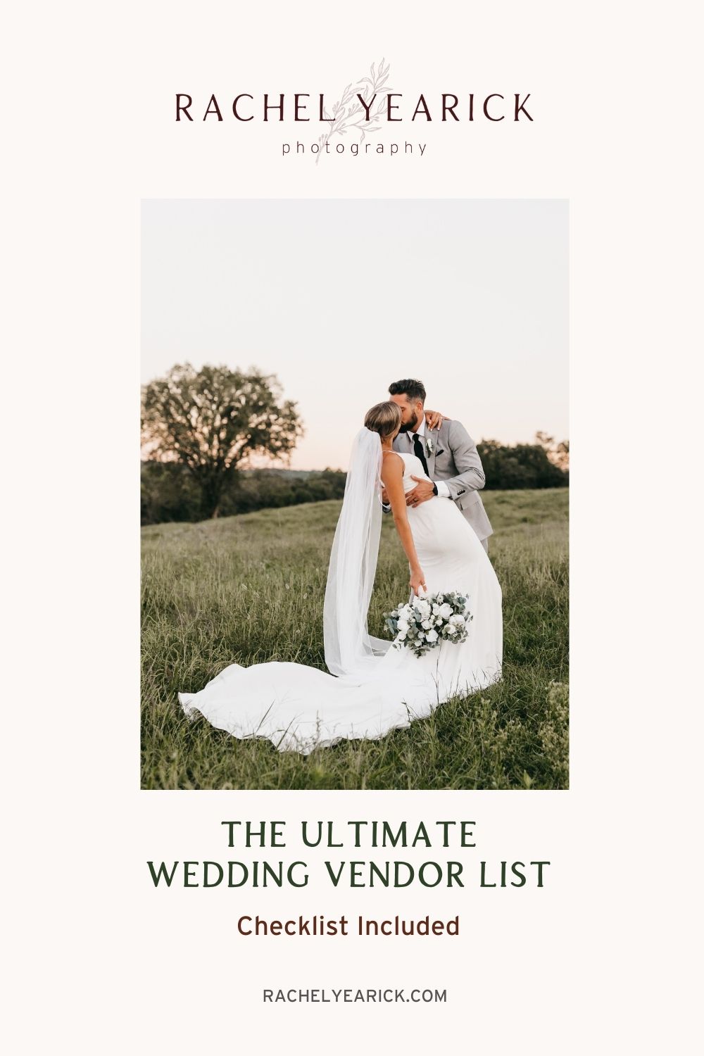 The Ultimate Wedding Vendor List (Checklist Included) - Rachel Yearick ...