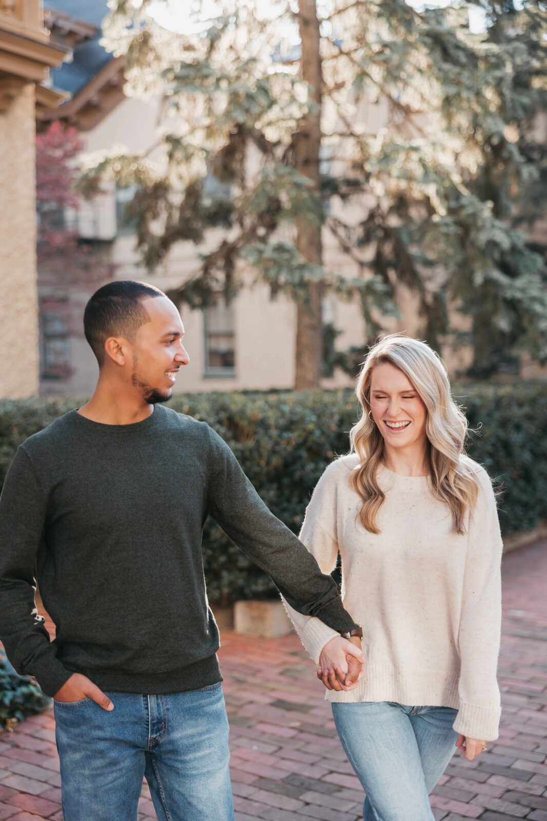 Winter Engagement Session in Georgetown, DC | Hannah and Derek - Rachel ...