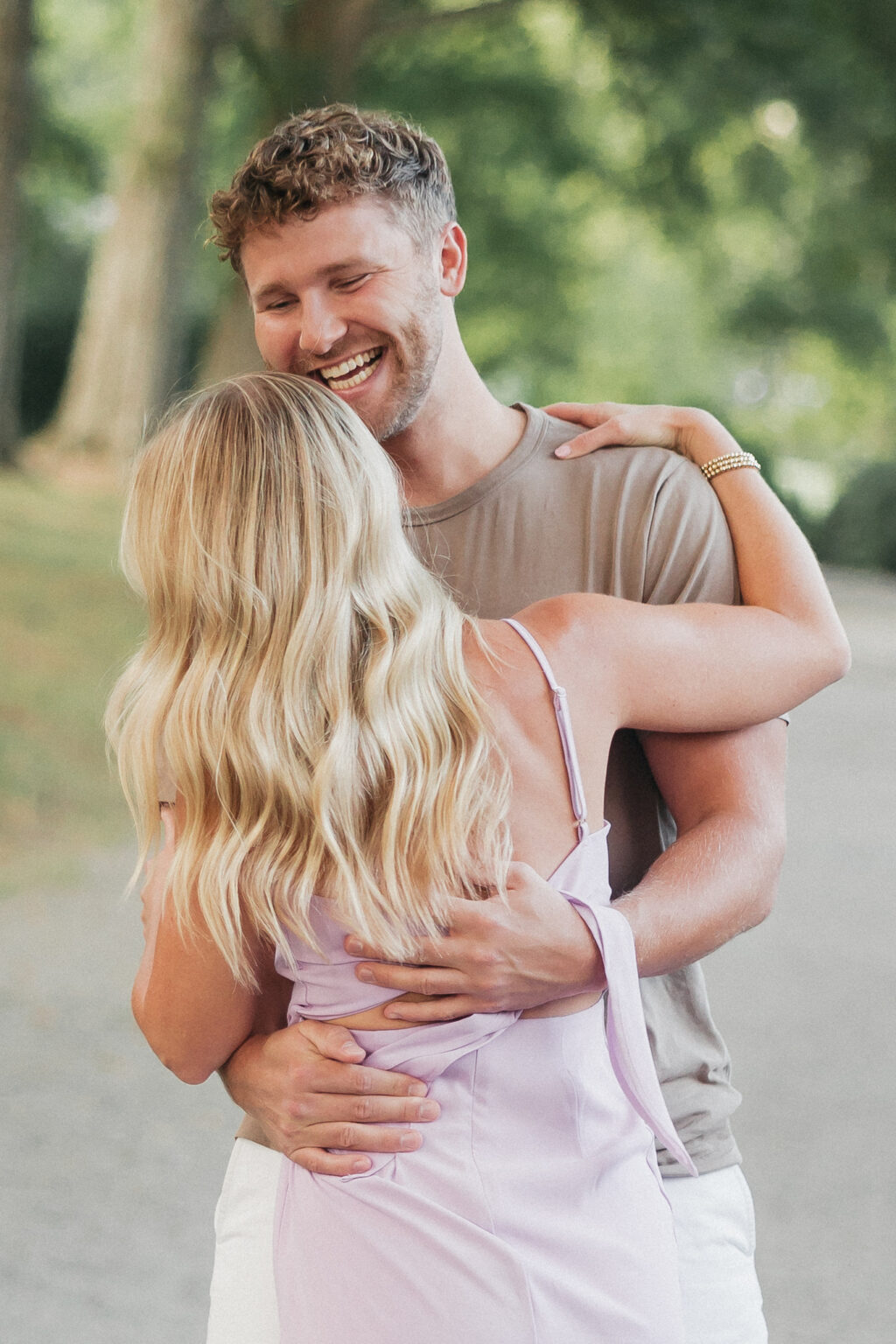 Virginia Garden Engagement Session | Theresa & Hazen | Morven Park ...